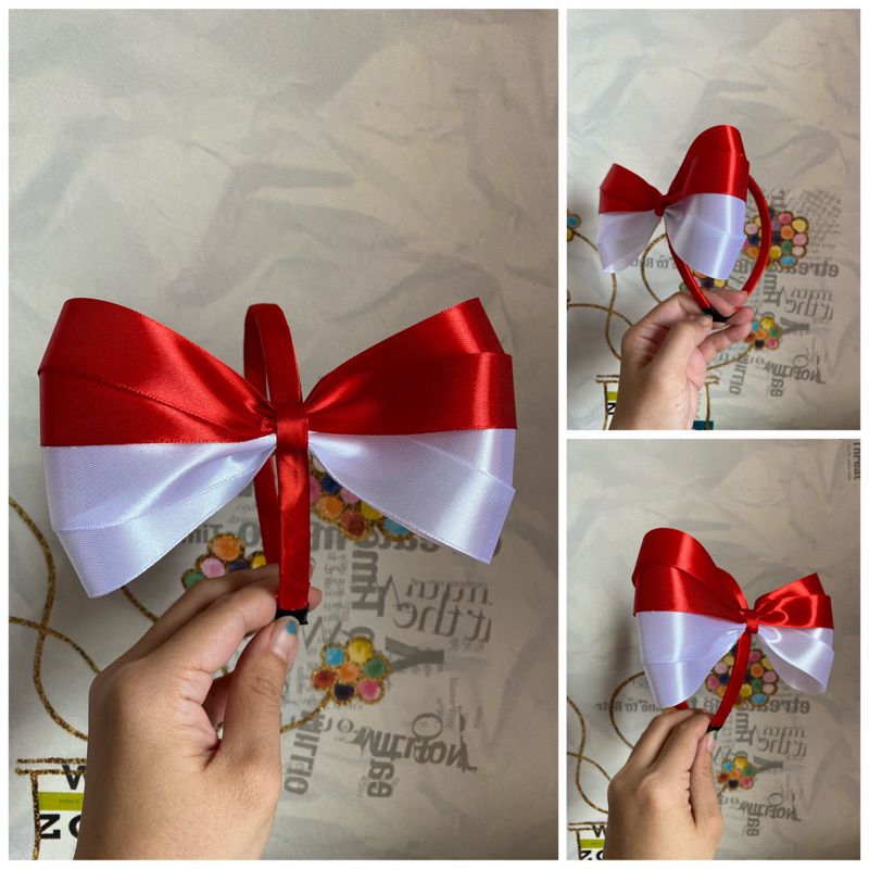 Jual Bando pita samping merah putih / semangat 45 / bendera / 17 ...