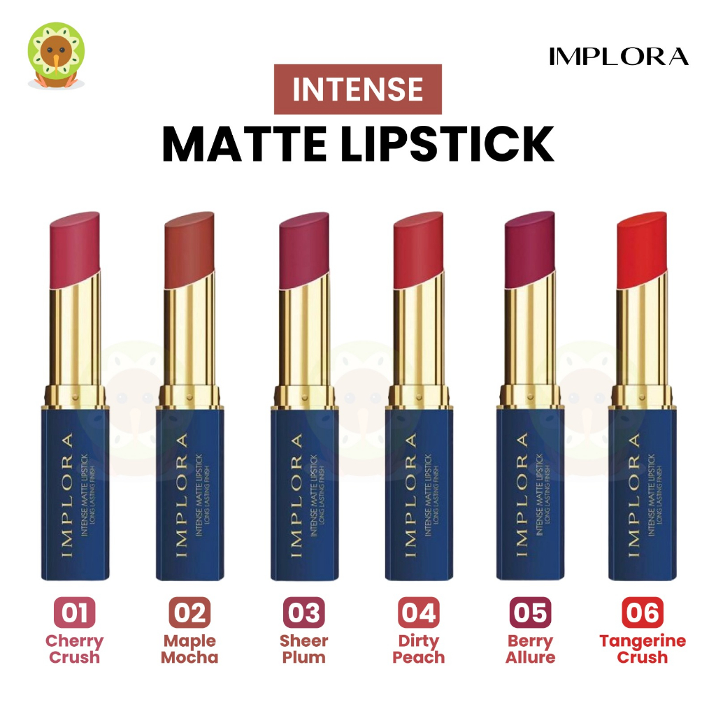 Jual IMPLORA INTENSE MATTE LIPSTICK LONG LASTING FINISH - IMPLORA ...