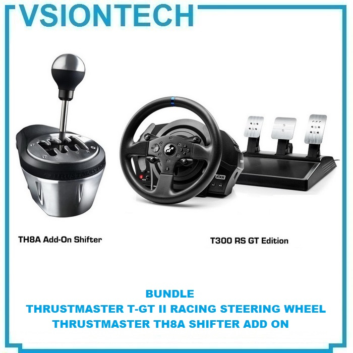 Jual Bundle Thrustmaster T-GT II Racing Steering Wheel & Shifter TH8A For PC PS4 PS5 | Shopee ...