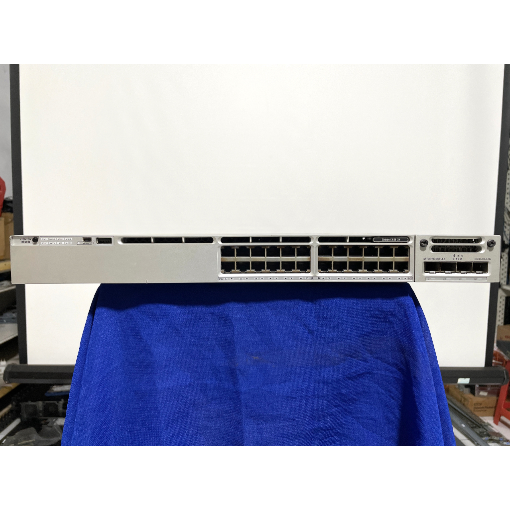 Jual switch hub cisco 3850 24 t l 24 port gigabit dual psu 1g module ...