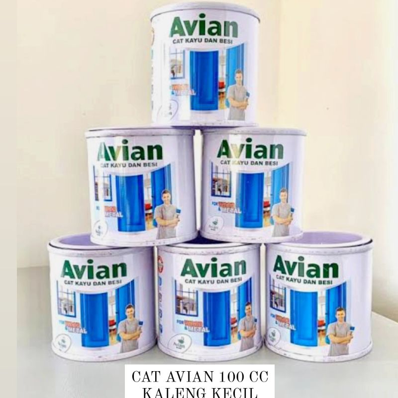 Jual AVIAN CAT BESI DAN KAYU WARNA 100 CC KALENG KECIL | Shopee Indonesia