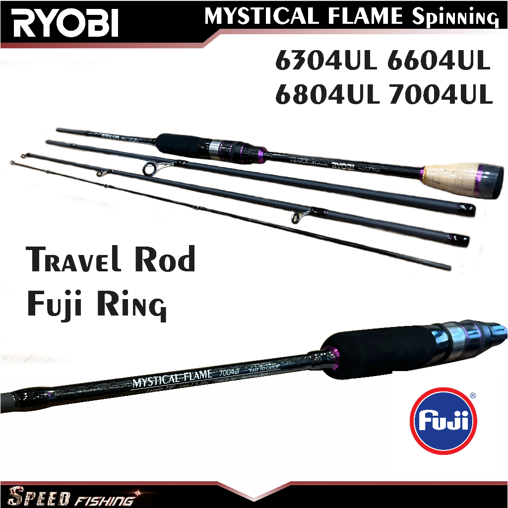 Jual Joran Pancing Ryobi Mystical Flame Travel Rod Fuji Ring Guide ...