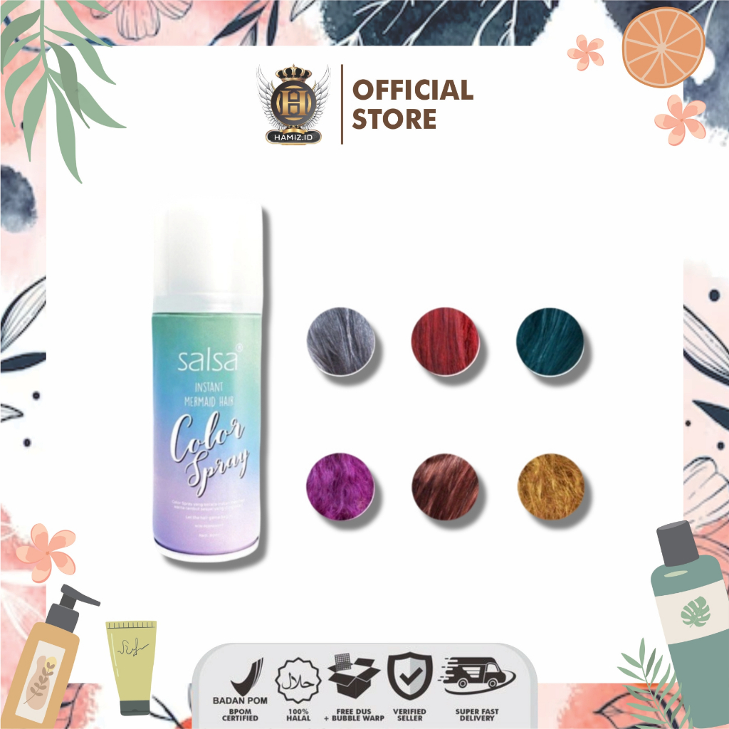 Jual Salsa Instant Mermaid Hair Color Spray 80ml | Shopee Indonesia