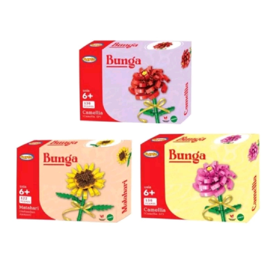 Jual Mainan Anak Susun Bongkar Pasang Block Bunga 35005 Berbagai Bentuk ...