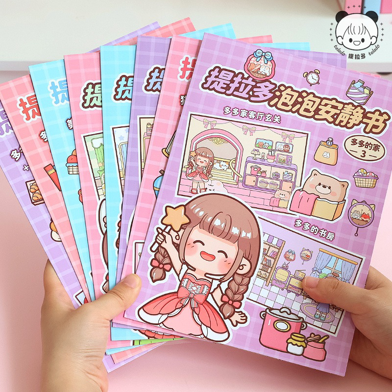 Jual Buku Stiker Quite Telado Dodojam Bubble DIY Sticker Book Edukasi ...