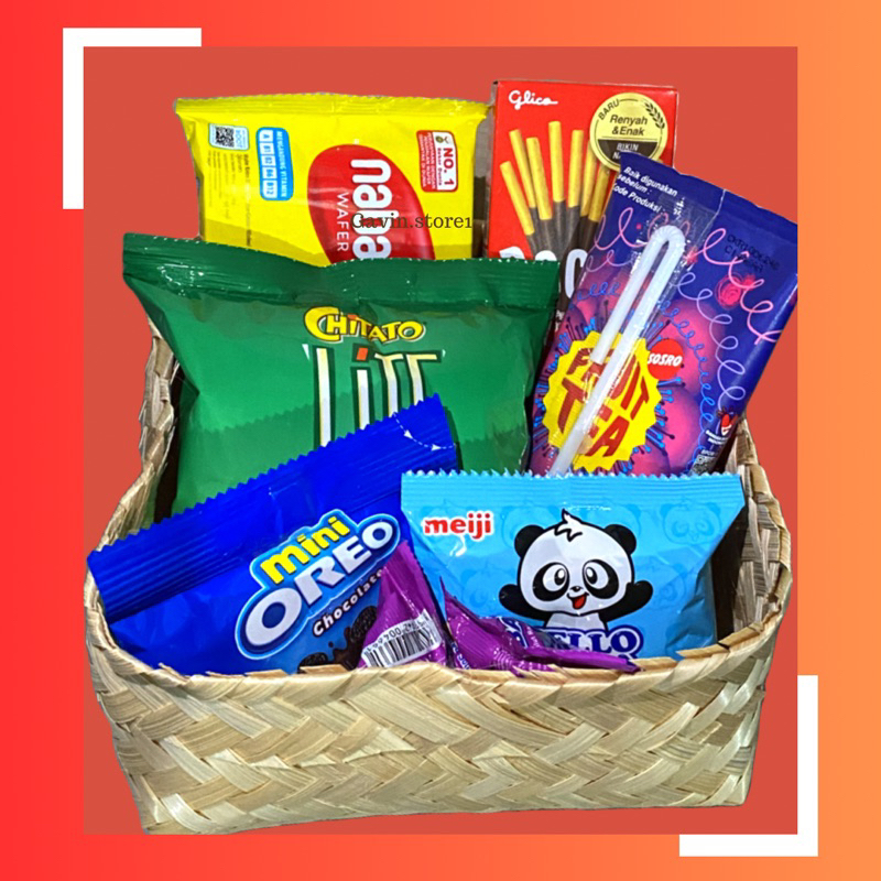 Jual Paket Rainbow / snack hampers/ set jajanan jadul/ fruit tea ...