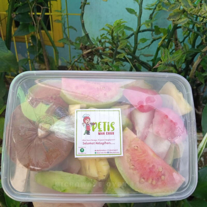 Jual RUJAK ULEG/RUJAK KACANG/RUJAK GAMMY/RUJAK KECOMBRANG BUAH MIX ...