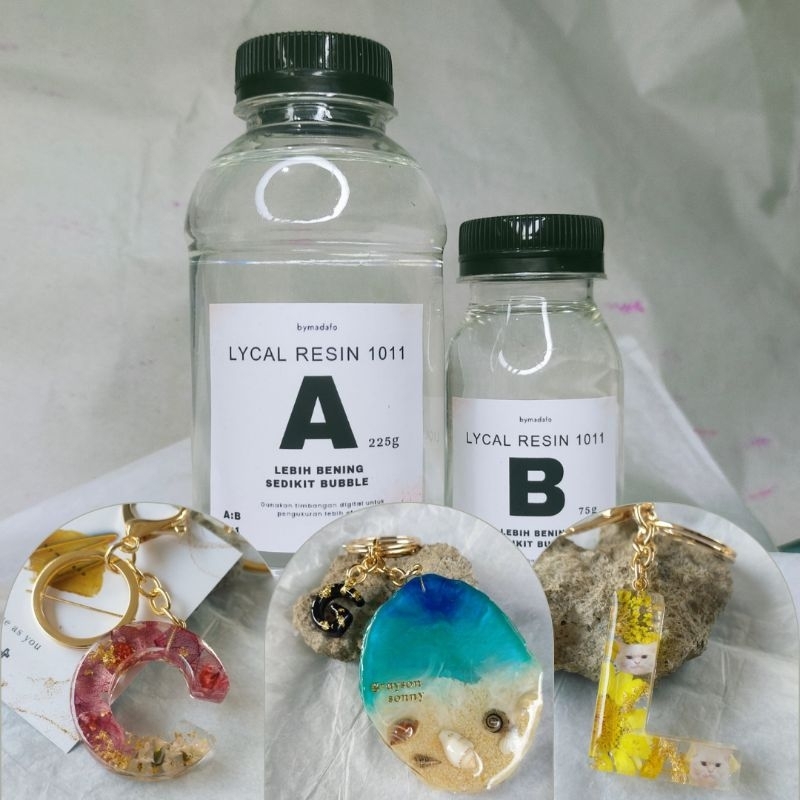 Jual RESIN Bening LYCAL 1011 300g bymadafo Minim Bubble Resin | Shopee ...