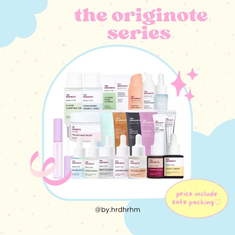 Jual The Originote Series Serum Toner Mask Facial Cleanser Micellar ...