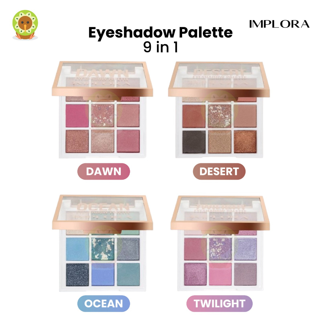 Jual IMPLORA Eyeshadow Pallette - 9 In 1 IMPLORA New Eyeshadow Palette ...