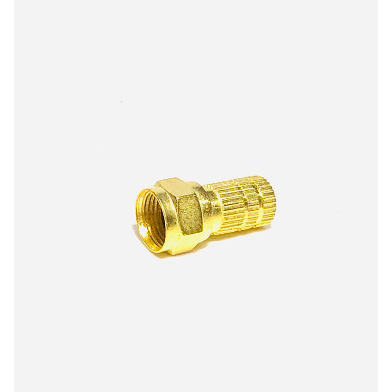 Jual Connector 5c Drat Gold konektor F Parabola | Shopee Indonesia