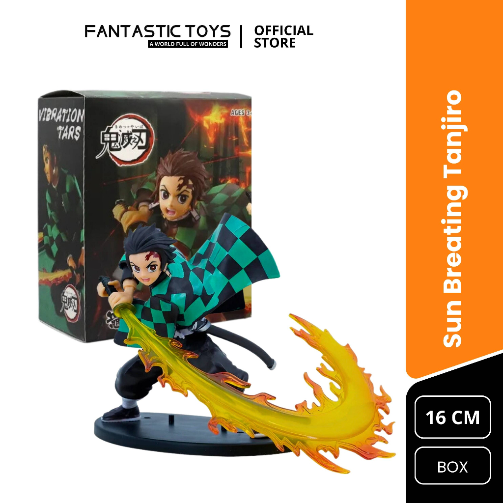 Jual Action Figure Sun Breating Tanjiro Kimetsu No Yaiba Demon Slayer ...