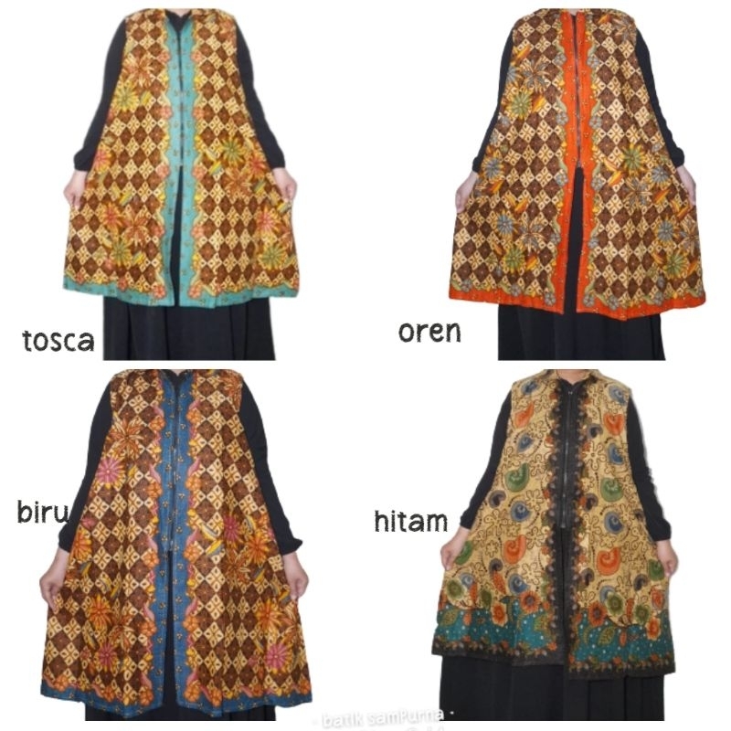 Jual outer/vest /rompi batik jumbo ld 150 cm | Shopee Indonesia