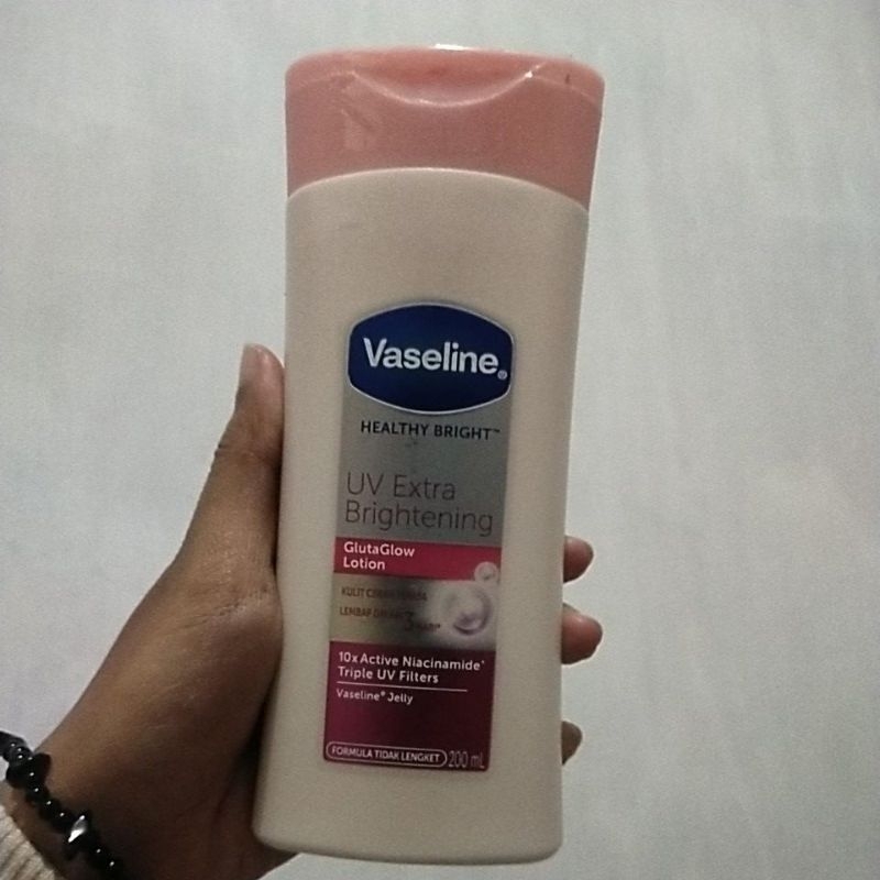 Jual Vaseline Healthy Bright UV Extra Brightening 200ml | Shopee Indonesia