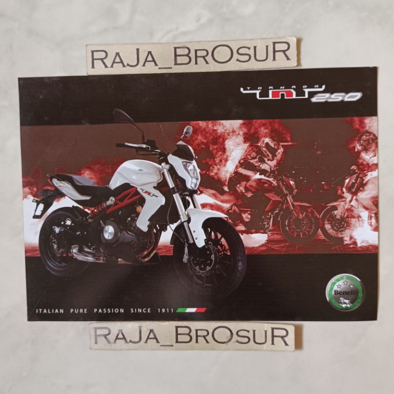 Jual Poster brosur katalog flyer Benelli TNT 250 TNT250 | Shopee Indonesia