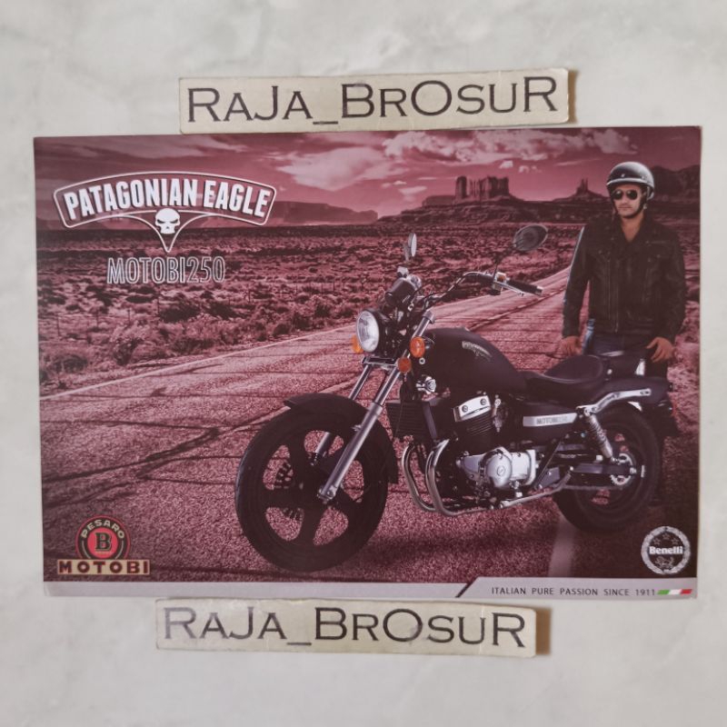 Jual Poster brosur katalog flyer Benelli Motobi 250 Motobi250 ...