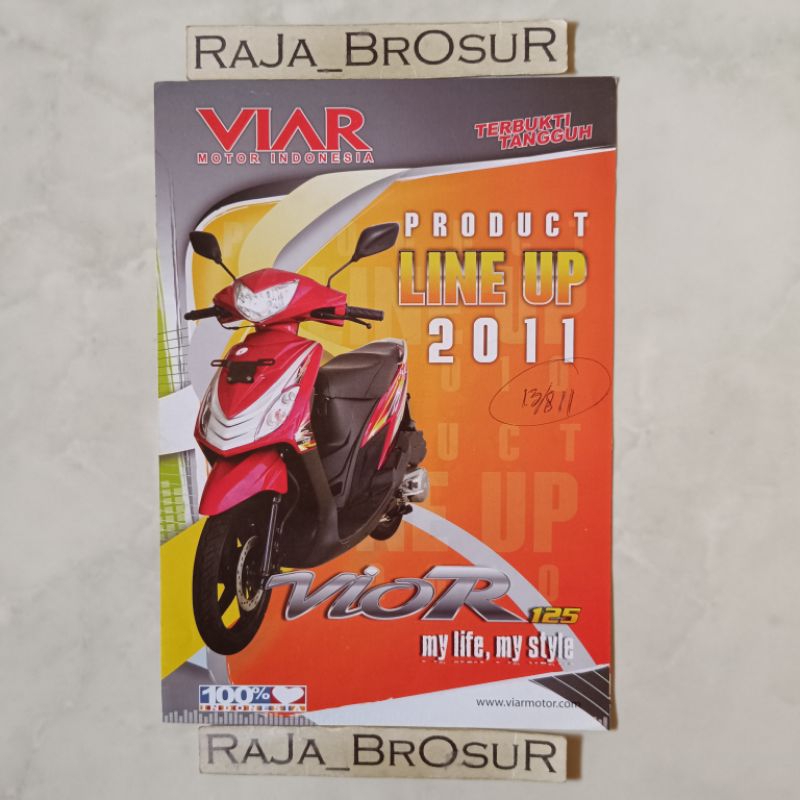 Jual Poster brosur katalog leaflet Lineup VIAR Star Z/Star CX/Vix R ...