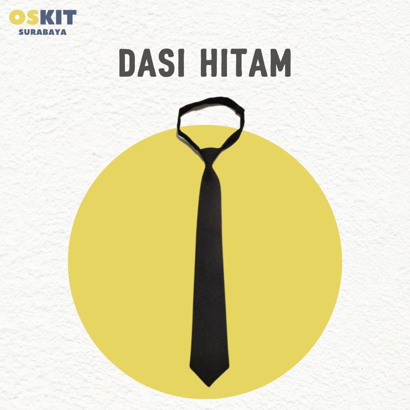Jual [OSKIT.SBY] Dasi Hitam Panjang | Atribut Ospek | atribut Ospek ...