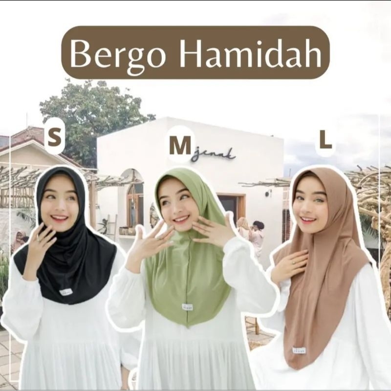Jual READY STOCK "PART 1" - HIJAB KENAN SIZE S, M, L || BERGO INSTAN BY ...
