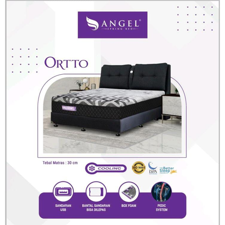 Jual Matras Kasur Springbed Orthopedic Ortho Angel Springbed | Shopee ...