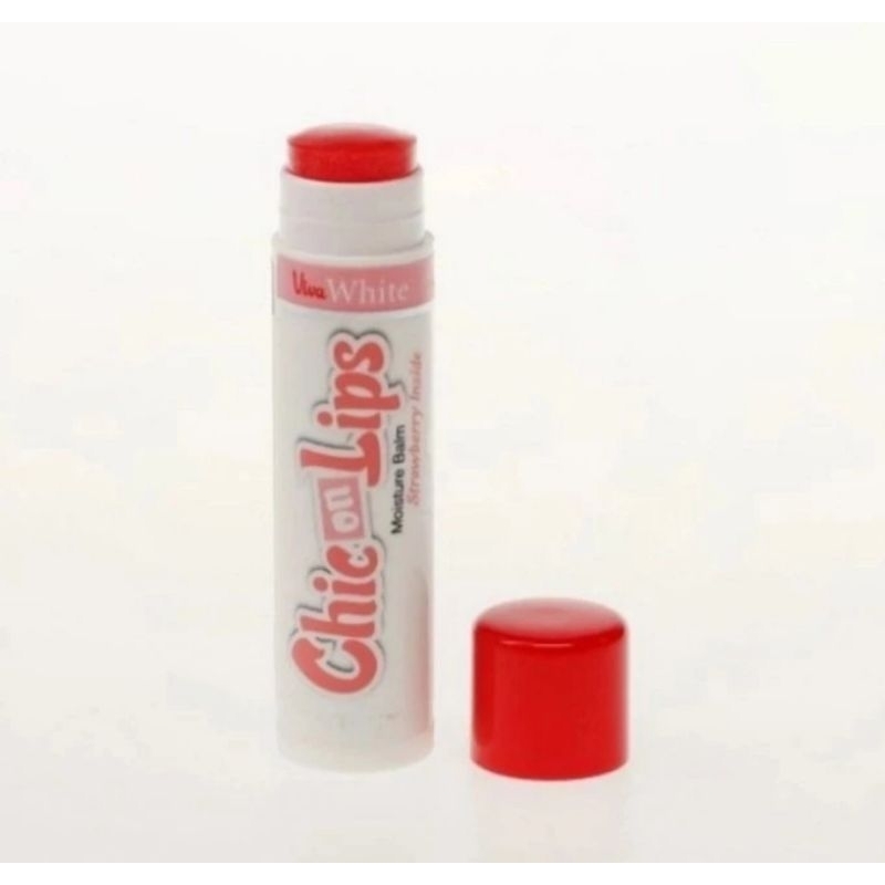 Jual Viva Chic on Lips Lip Balm Strawberry Inside | Shopee Indonesia
