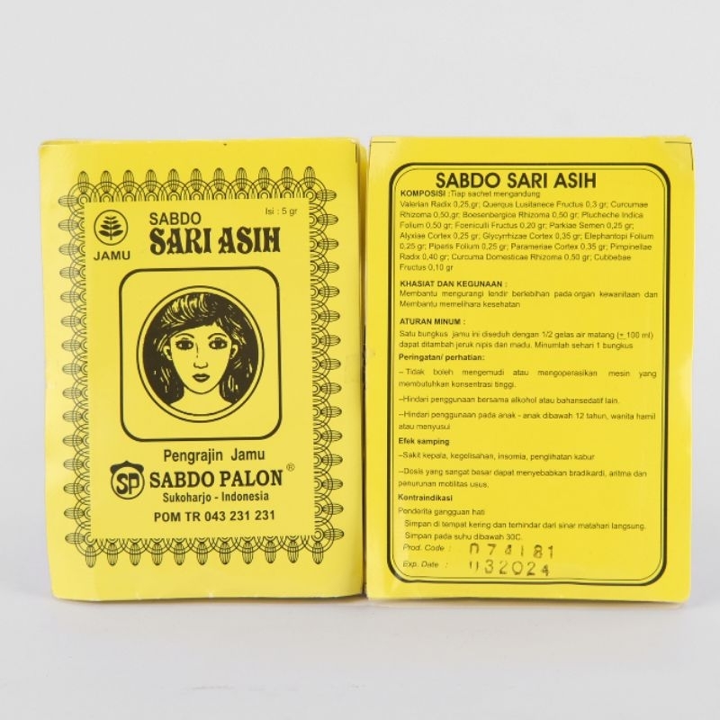 Jual Jamu Serbuk Sabdo Sari Asih - Sabdo Palon ( 1 Pack Isi 10 Sachet ) | Shopee Indonesia