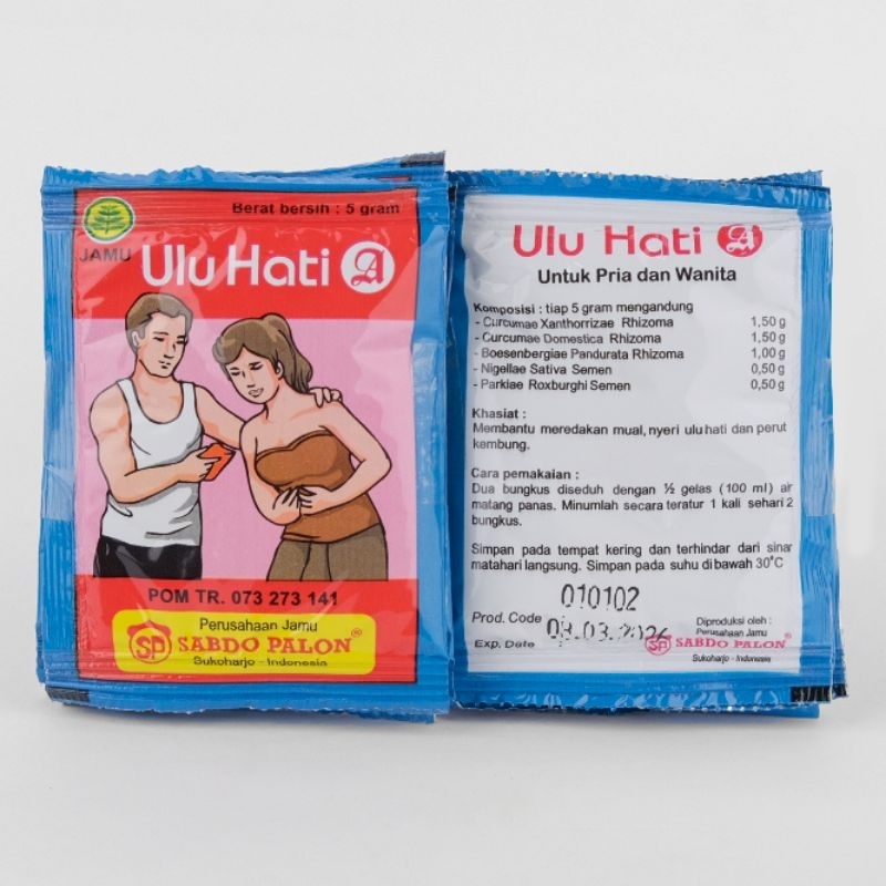 Jual Jamu Serbuk Ulu Hati ( Untuk Sakit Maag ) - Sabdo Palon ( 1 Pack ...