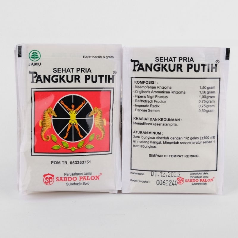 Jual Jamu Serbuk Sehat Pria “ Tangkur Putih “ - Sabdo Palon ( 1 Pack ...