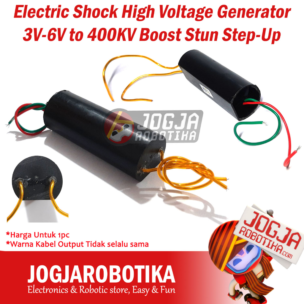 Jual Electric Shock High Voltage Generator 3V-6V to 400KV Boost Stun ...