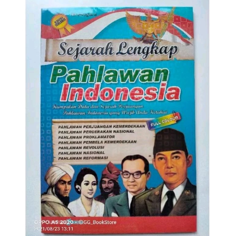 Jual Buku sejarah lengkap pahlawan indonesia full colour | Shopee Indonesia