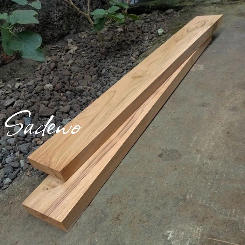 Jual Papan kayu jati full tua 100 x 8 x tebal 3 cm sudah halus | Shopee ...