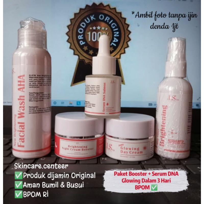 Jual LS Skincare Paket Booster + Serum DNA Salmon/Retinol BPOM | Shopee Indonesia