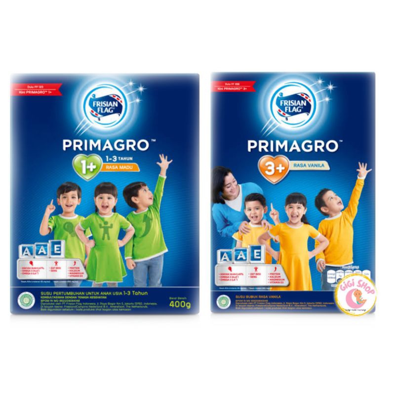 Jual Frisian Flag Primagro 3+ Susu Pertumbuhan anak usia di atas 3 ...