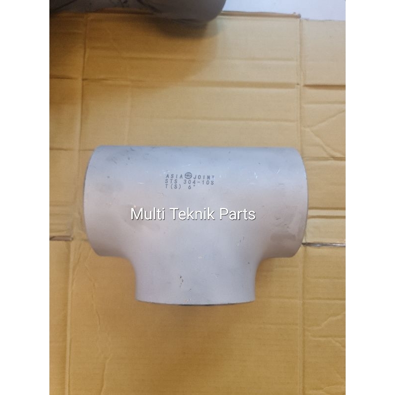 Jual Tee Las Stainless 304 Sch 10 6" inch DN150 | Shopee Indonesia