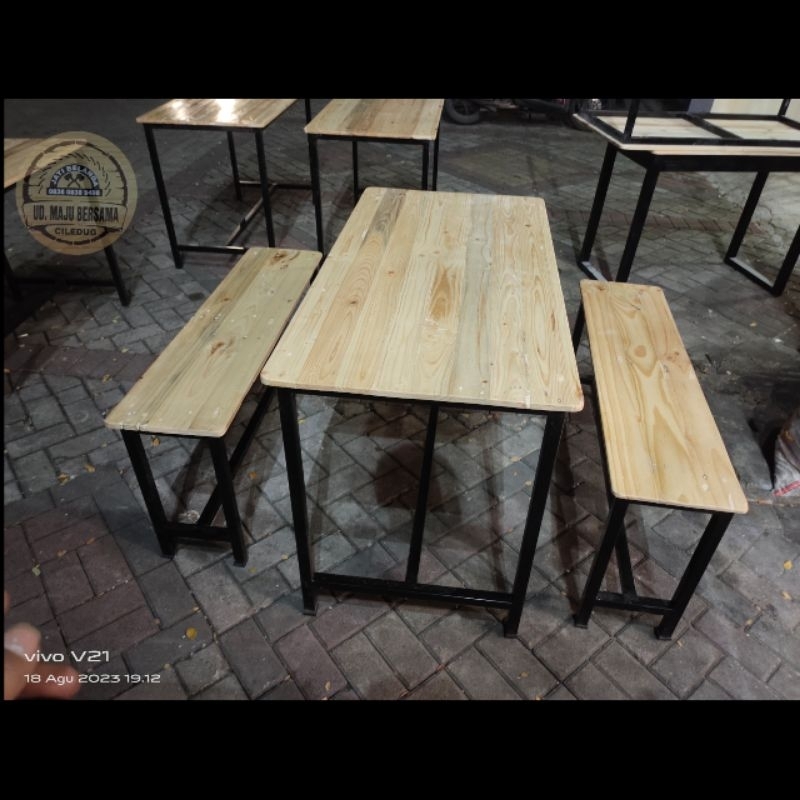 Jual meja makan , meja cafe besi , meja resto minimalis | Shopee Indonesia