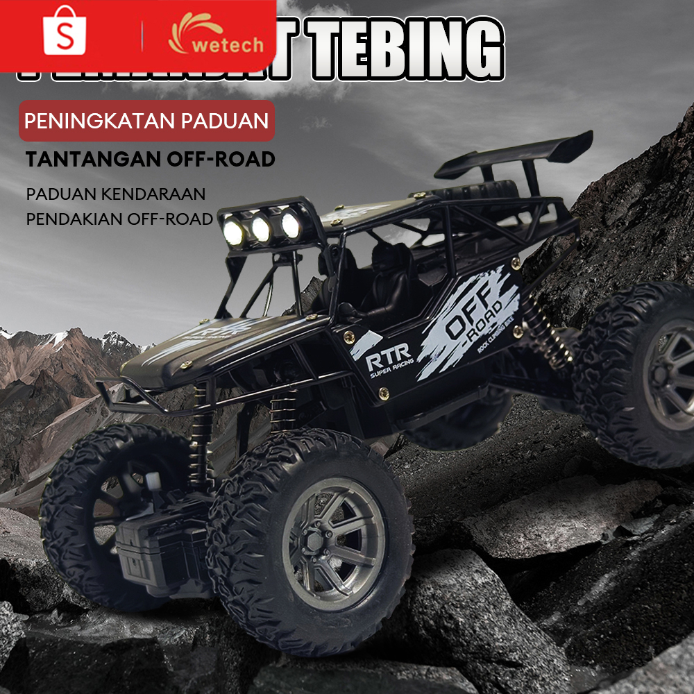 Jual WETECH Mobil Remote Control Alloy Offroad Besar RC Mobil 2WD Mainan Rc Rock Climbing Car ...