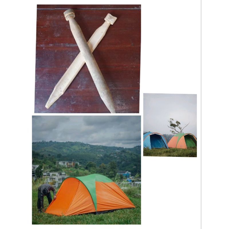 Jual Pasak bambu pancuh bambu pasak tenda pramuka | Shopee Indonesia