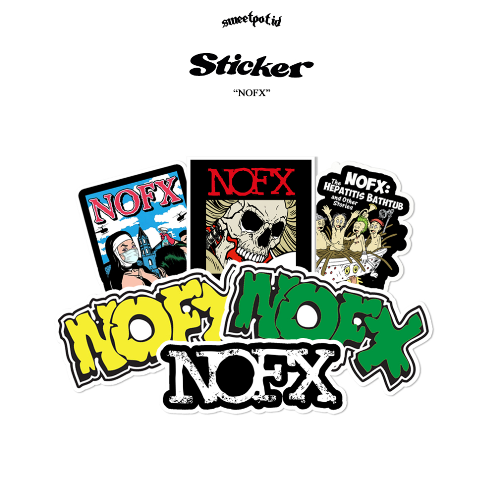 Jual (BISA COD) FULL PACK STICKER NOFX EDITION / STIKER PUNK / PUNK ...