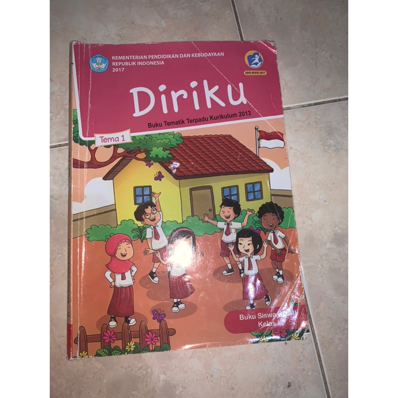 Jual Buku Bekas Tematik Terpadu Kurikulum 2013 Kelas 1 Tema 1 Diriku