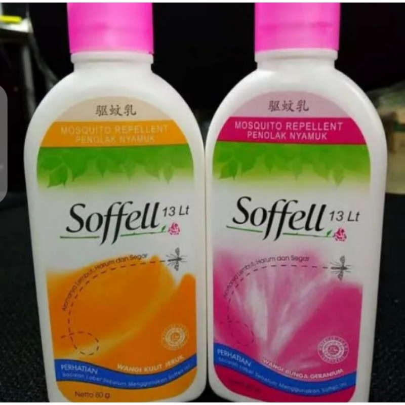 Jual Penolak Nyamuk SOFFEL Lotion Bunga Geranium 80g | Shopee Indonesia