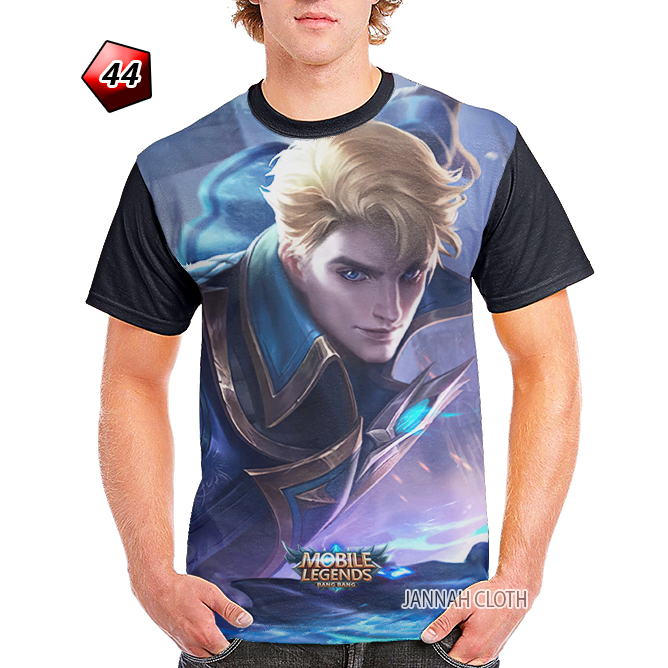 Jual Kaos Mobile Legend Alucard Demon Hunter Kode ML44 Printing ...