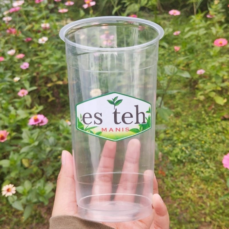 Jual stiker lebel cup es teh manis 50pcs | Shopee Indonesia