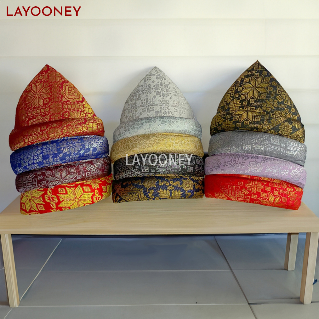 Jual Mahkota Tanjak Songket Khas Palembang Asli Adat Melayu | Shopee ...
