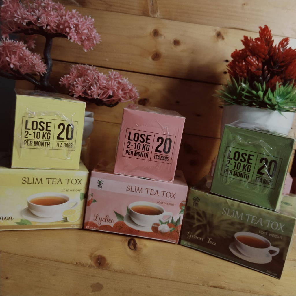 Jual Slim Tea Tox TGT Slim Tea Detox Teh Pelangsing Badan dan Penurun Berat Badan | Shopee Indonesia