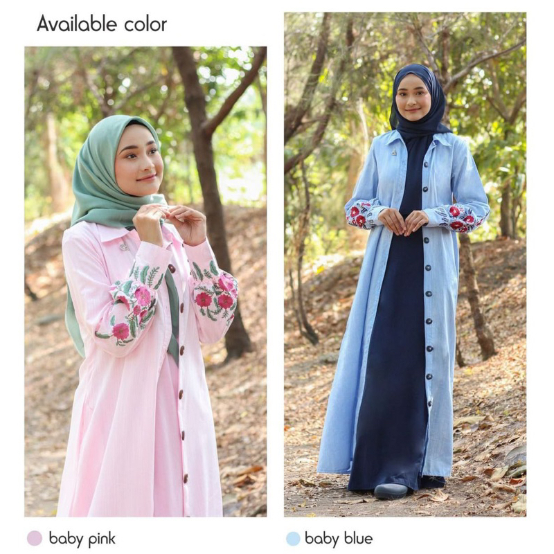 Jual SALE 35% abaya dannis terbaru size lengkap free masker / gamis ...