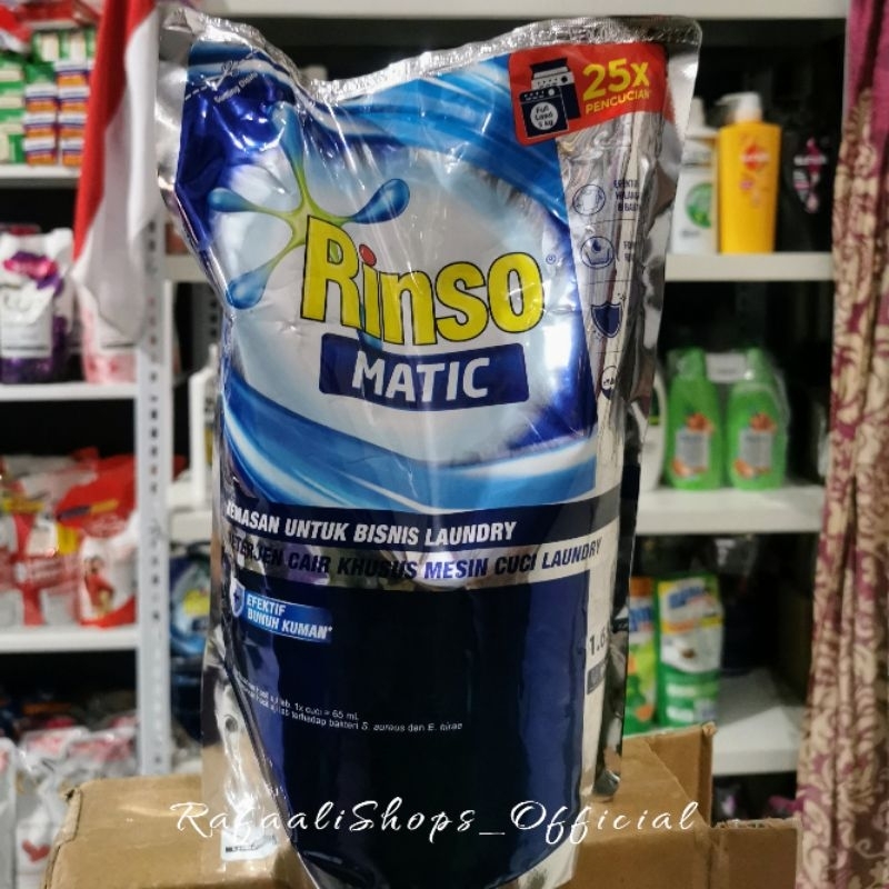 Jual Rinso Matic Deterjen Cair 1.65 Liter | Shopee Indonesia