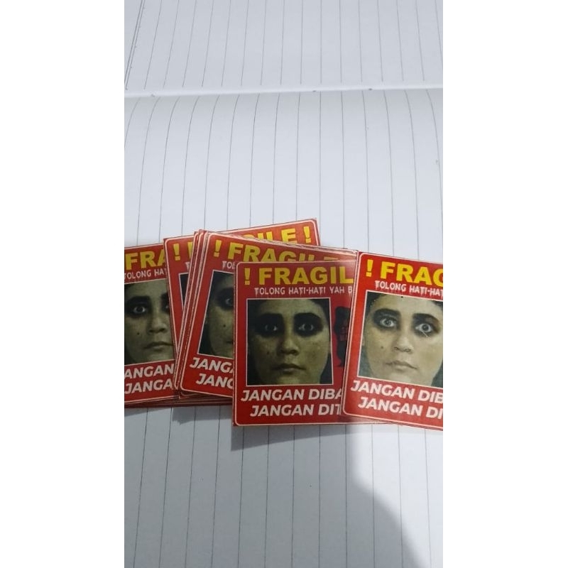 Jual Stiker Suzzana fragile jangan di banting isi 20 biji | Shopee ...