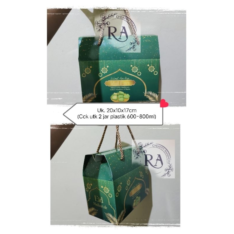 Jual Exclusive Greendy Idul Fitri Box Lebaran 2 jar 600ml Box Lebaran 2 ...
