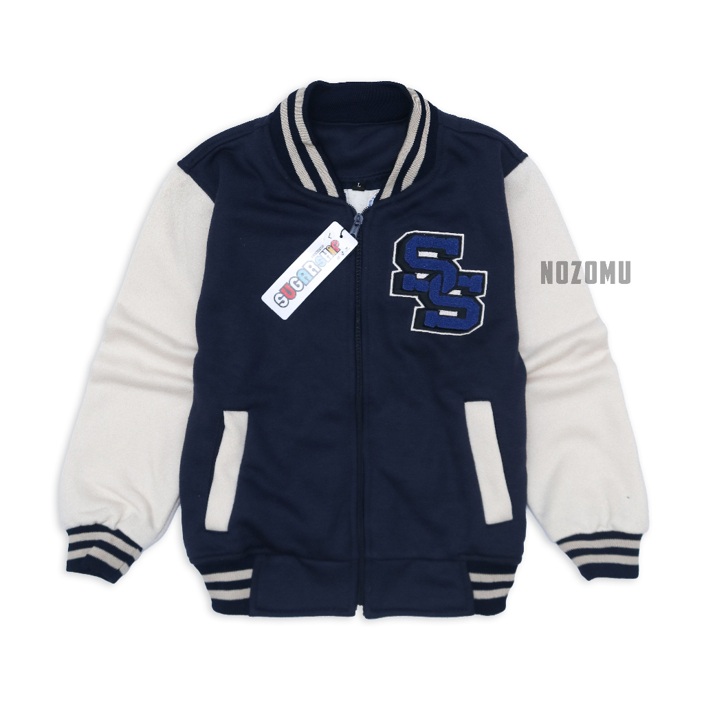 Jual Jaket Baseball Anak Laki Laki,Usia 3-10 Tahun,Bahan Fleece Premium ...