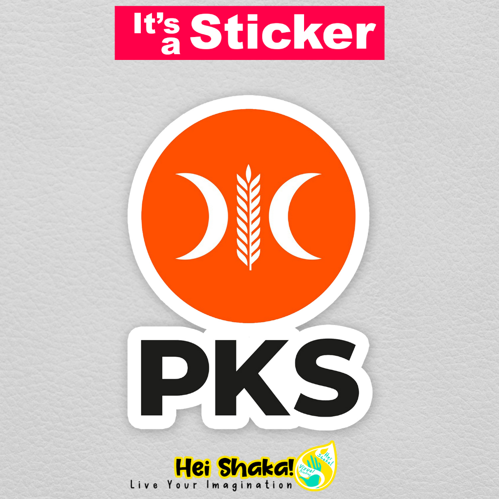 Jual Heishaka Stiker PKS Partai Keadilan Sejahtera Sticker Parpol ...